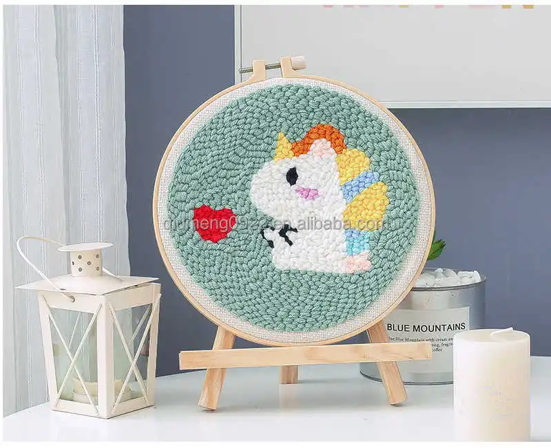 Russian Poke Embroidery Fabric Wool Embroidery Diy Material Tiktok ...