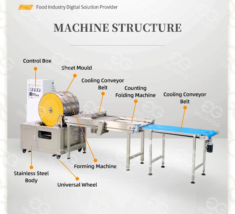 Industrial Grain Product Making Large Lumpia Spring Roll Wrapper ...