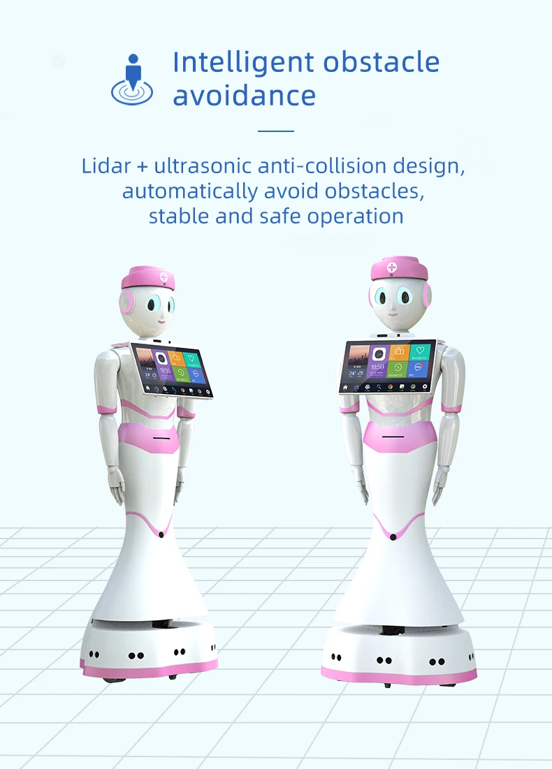 Smart AI Commercial Real Human Reception Service Humanoid Robots ...