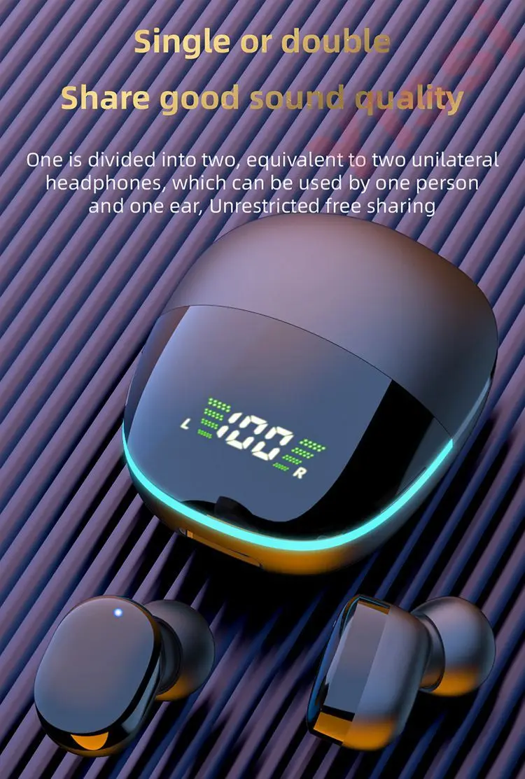 G9s Tws Breathing Light Game Wireless Earphones No Delay In Ear Mini ...