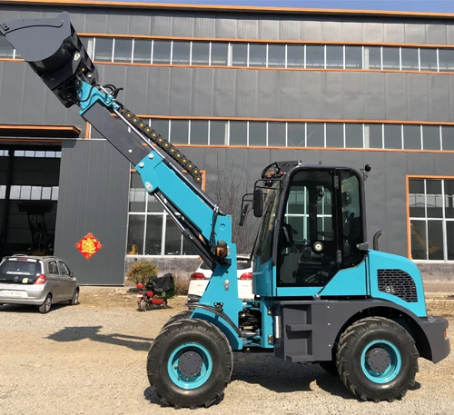 Telescopic Mini Front Loader 4x4 Mini Telescopic Boom Compact Loader ...