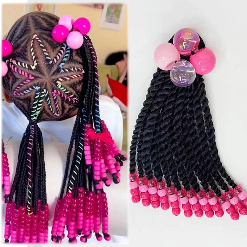 Vivian Kids Hair Ballies Extension with Bow and Beads