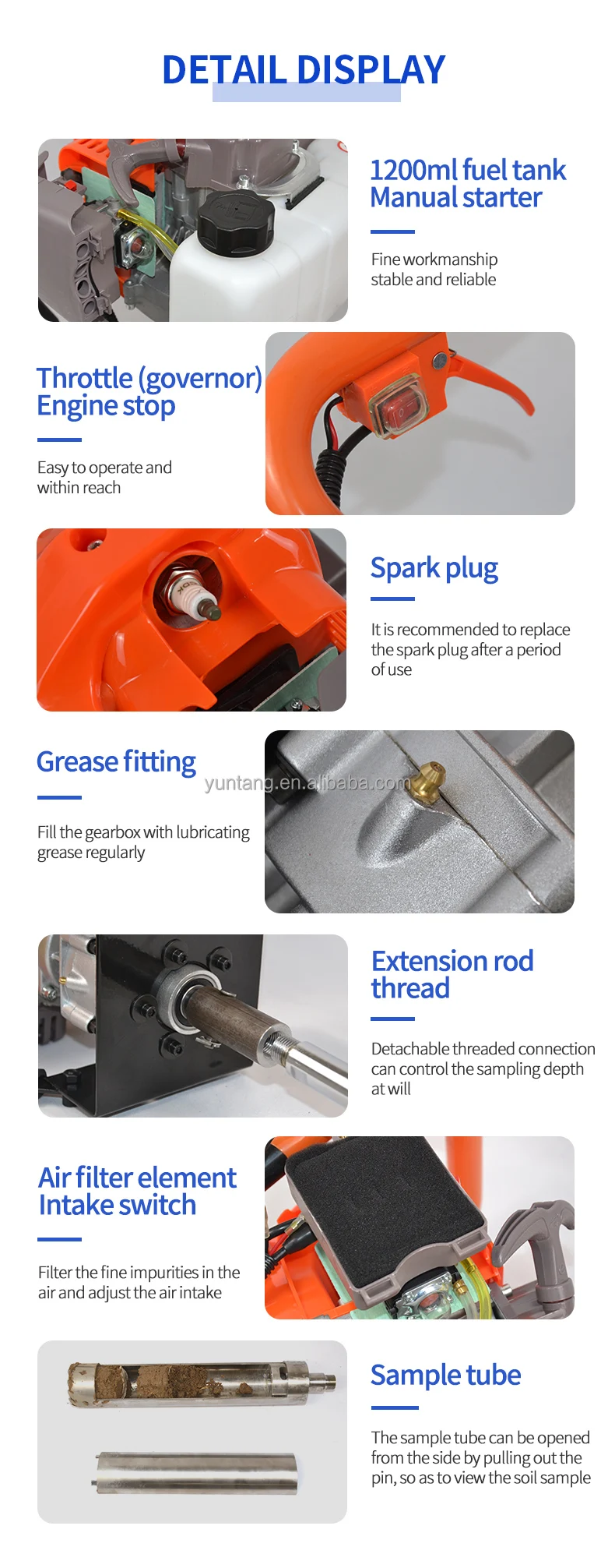 Soil Sampling Rig Machine - Portable Soil Sampling Drill