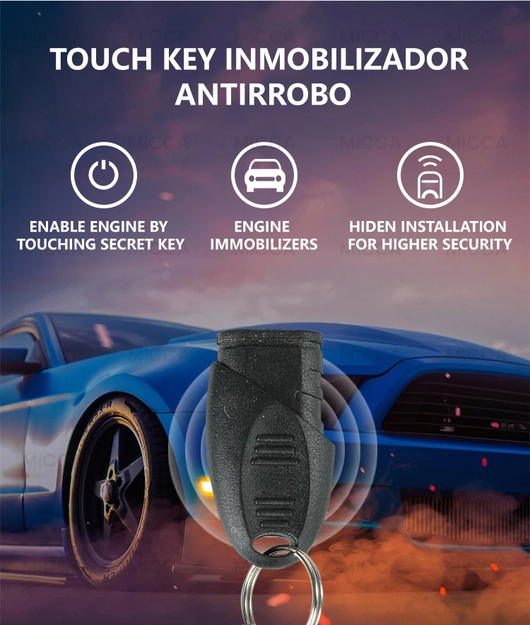 Sa350 Auto Coded Touch Key Vehicle Anti-Theft Device