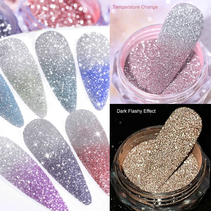Shiny Crystal Glitter Nail Diamond Powder For Nail Beauty - Buy Glitter ...