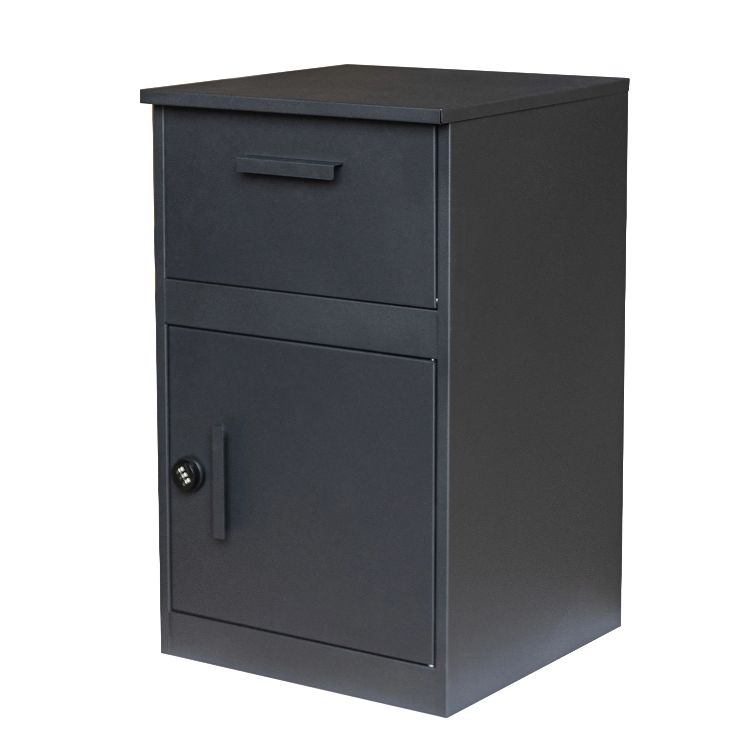 Custom Outdoor Fence Mounted Parcel Drop Box Metal Large Parcel ...