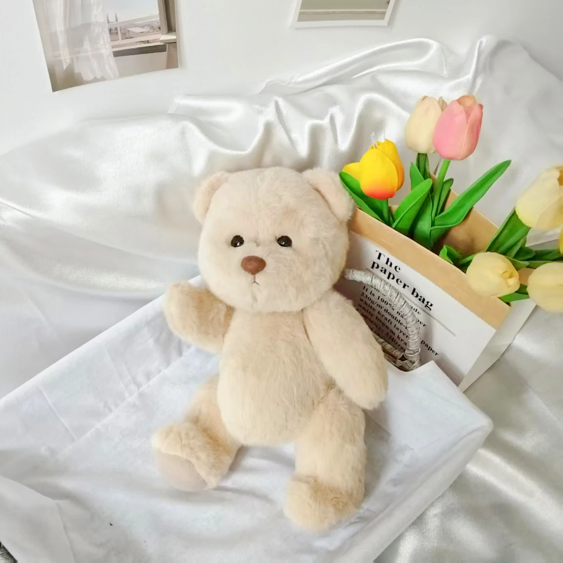 30CM Handmade Lina Bear Lena Doll Plush Toy Dressing up Joint ...