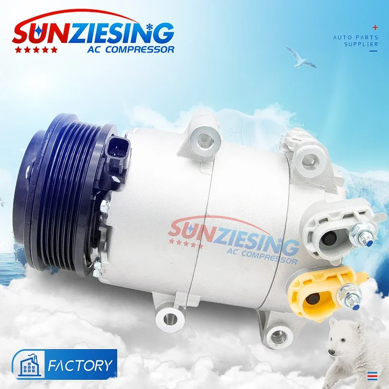 For Ford Focus C-Max Mondeo Ecoboost Fiesta VS16 AC Compressor ...
