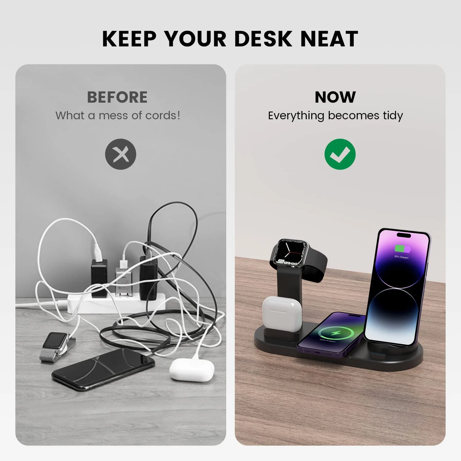 Cargadores Inalámbricos Multifunción Para Teléfono Móvil,Dispositivo De ...