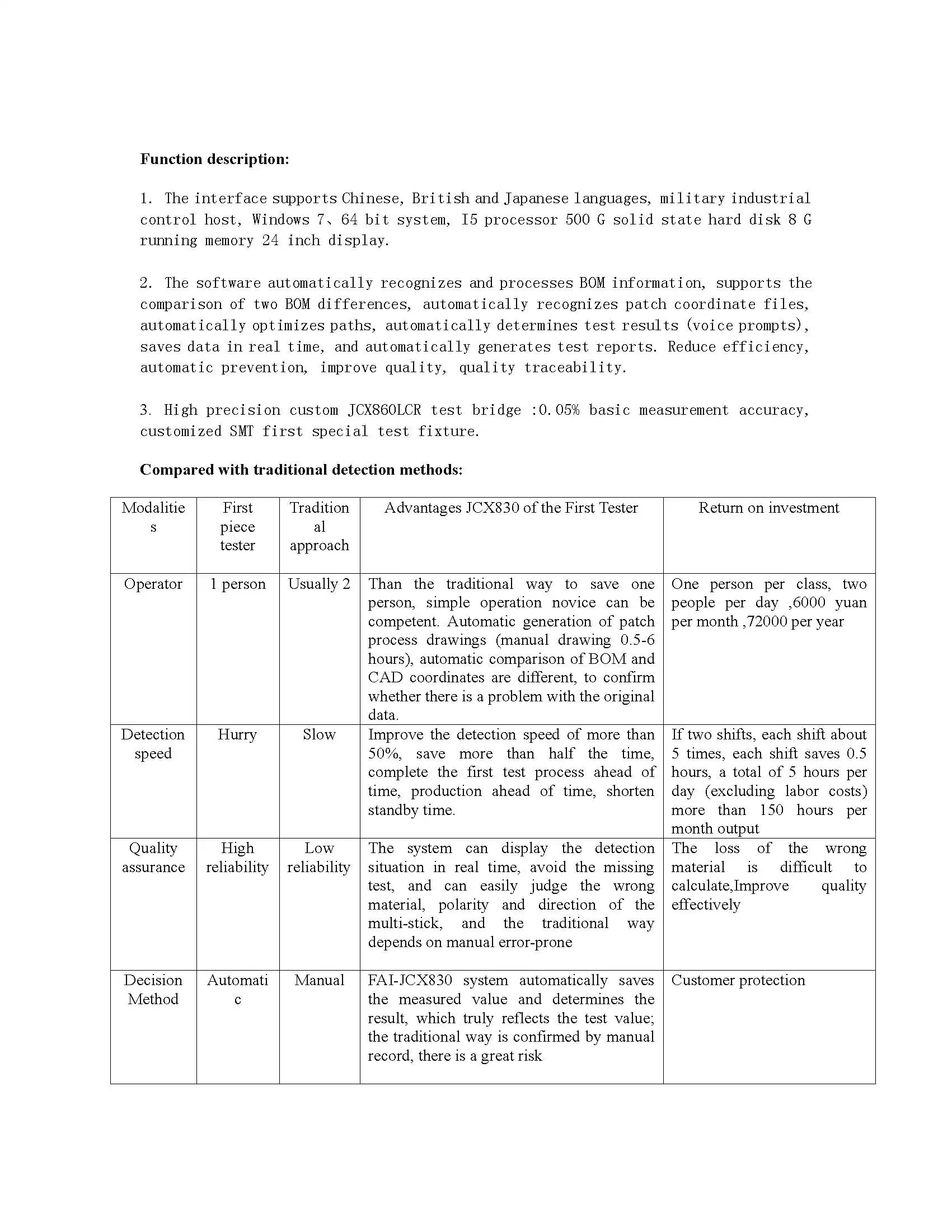 SMT First Article Inspection System - SMD Feedback Instrument