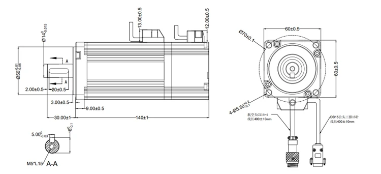 400W Servo Motor with Drive Kit - High Torque & Speed