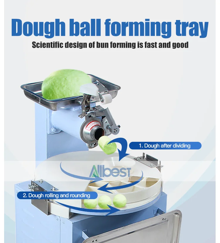 Automatic Electric Dough Ball Molding Machine - High Productivity