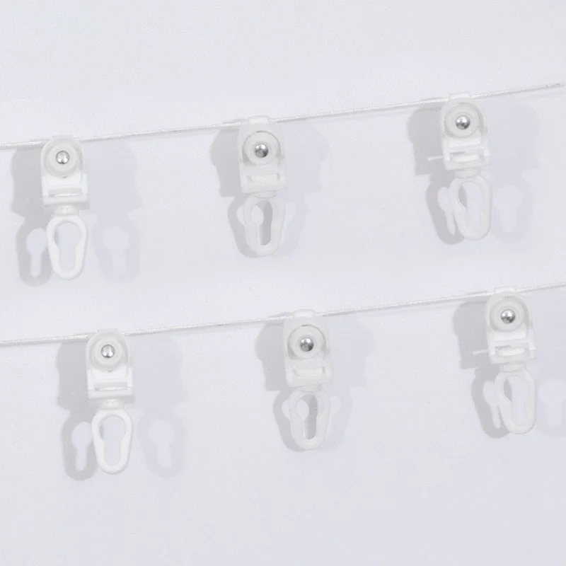 New S Ripple Fold Electric Curtain Track Sliding Runners Carriers ...
