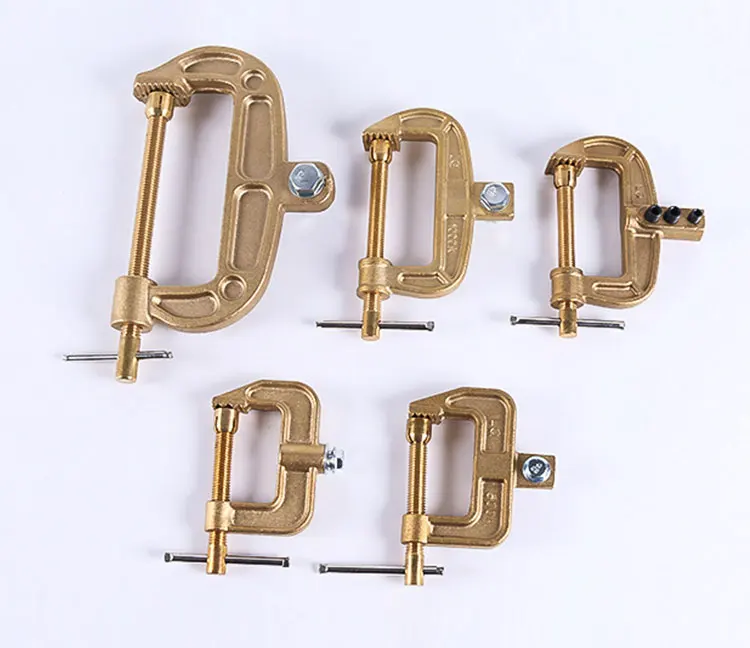 Type C All-Copper Grounding Clamps - Wholesale Available