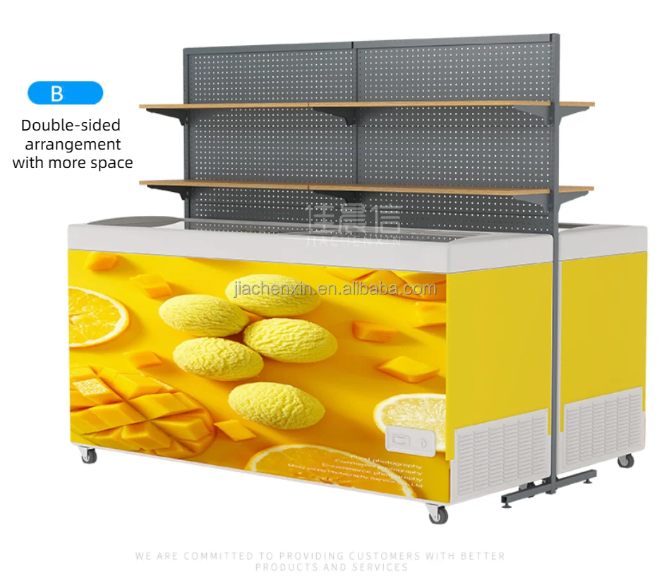 Wall Refrigerators Gondola Shelving Supermarket Fridge Display Racks ...