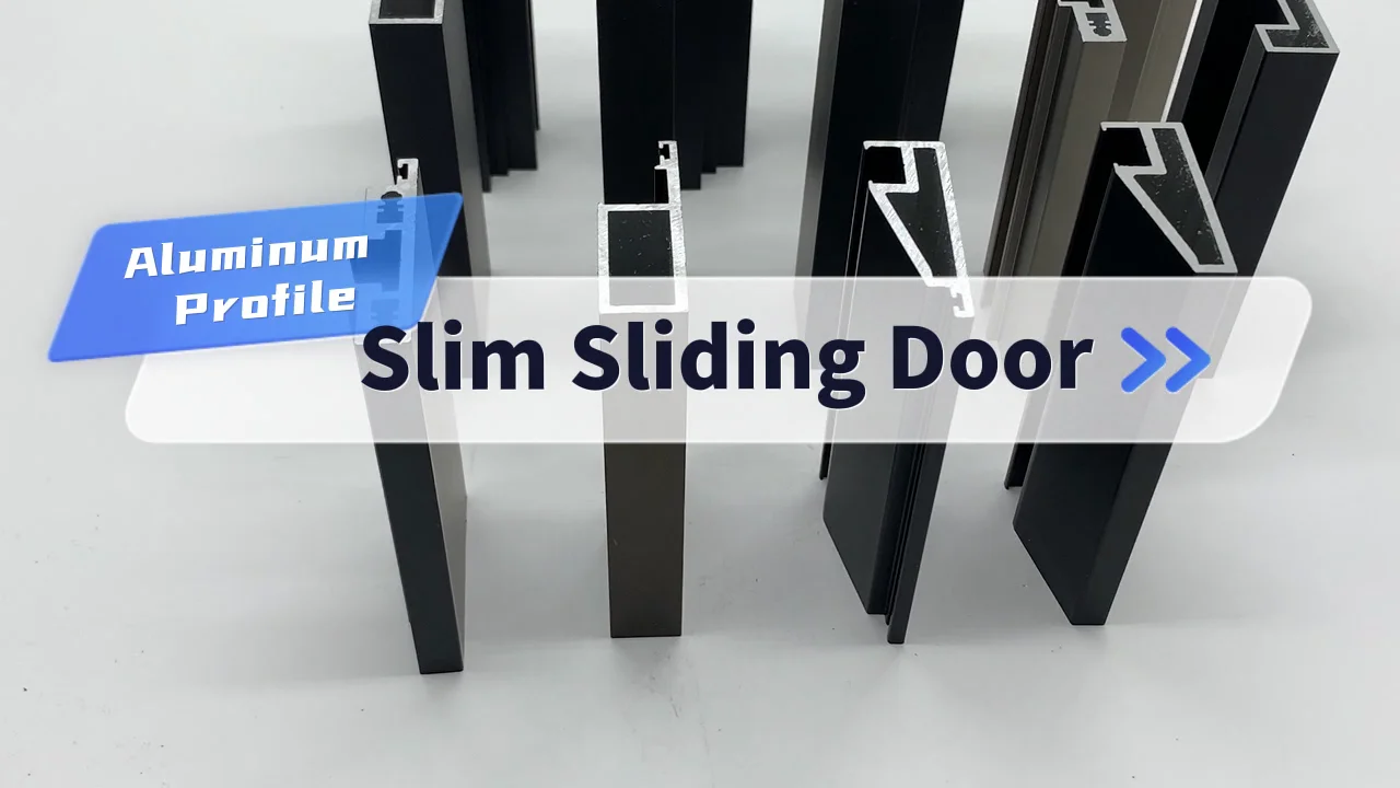 Aluminum Sliding Door Profile C Channel Slim Extrusion Metal T Slot ...