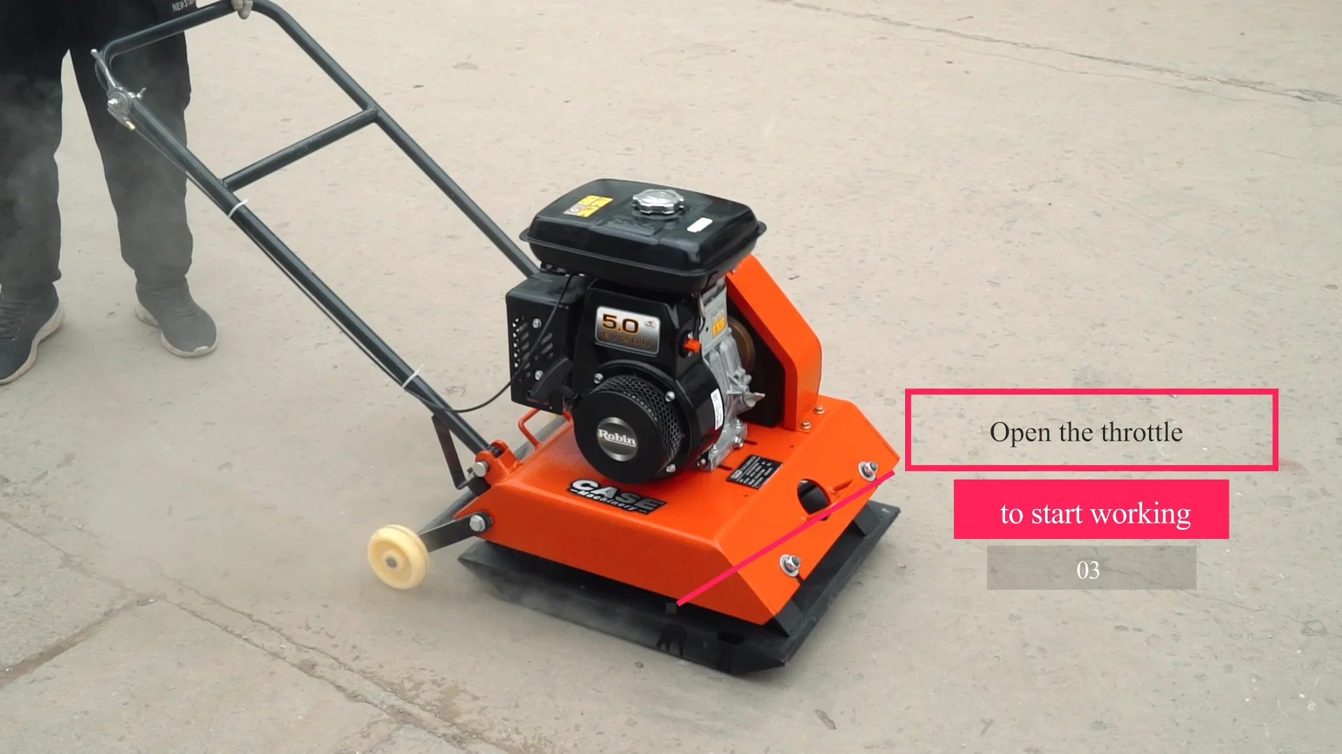 C120t Gasoline Asphalt Vibrating Plate Compactor - Buy Gasoline Plate ...
