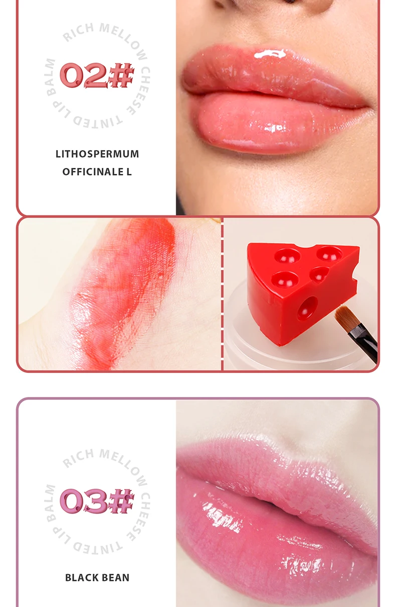 Juliapop Triangle Cheese Tinted Lip Balm Cupcake Shaped Temperature ...