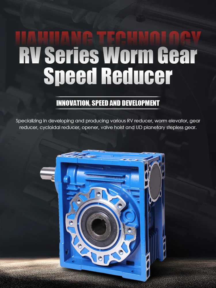 NRV50 1 60 Ratio 1400rpm Worm Gear Reducer for Machinery