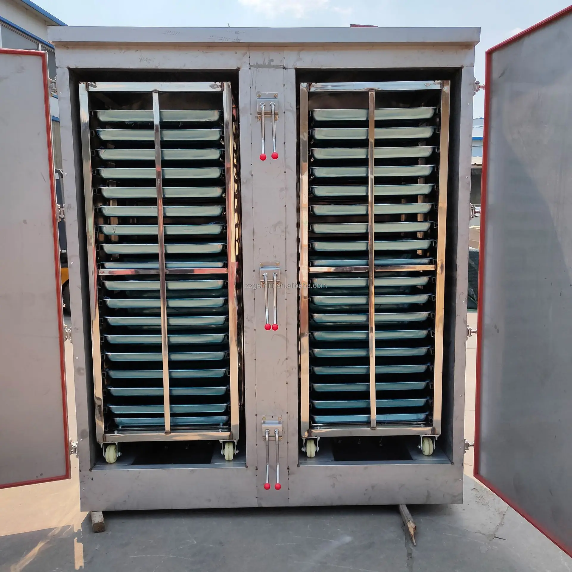 Industrial Food Steamer / Commercial Rice Steamer Cabinet /12/24layers ...