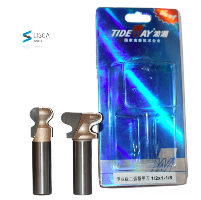 Tideway Professional Grade 1pcs 1/2 Shank Double Finger Bit Wood Shaper ...