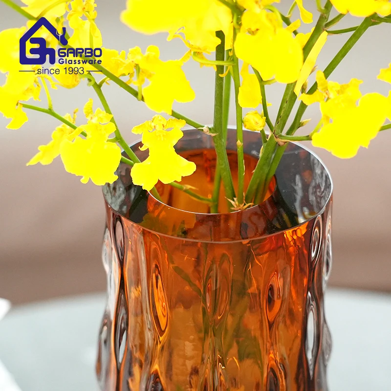 New Modern Luxury Decorative Fancy Glass Vase Handmade Colored Glaze ...