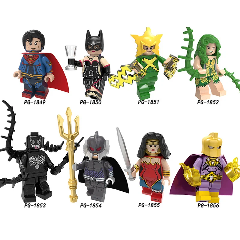 Super Heroes Anti-venom Cable Cyclops Arthur Curry Mini Building Blocks ...