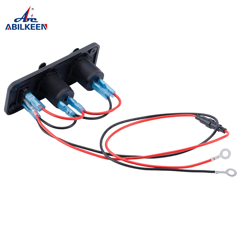 Rocker Switch 3 Gang IP68 12V Socket - Waterproof & Durable