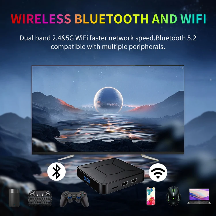 Topleo Hako Atv Tv Box Smart Streaming Amlogic S905y4 Certified Hd 4k ...