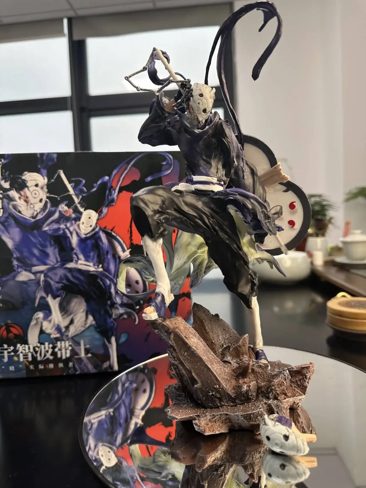 Hatake Kakashi Uchiha Obito Sasuke Itachi Model Doll Fighting Posture ...
