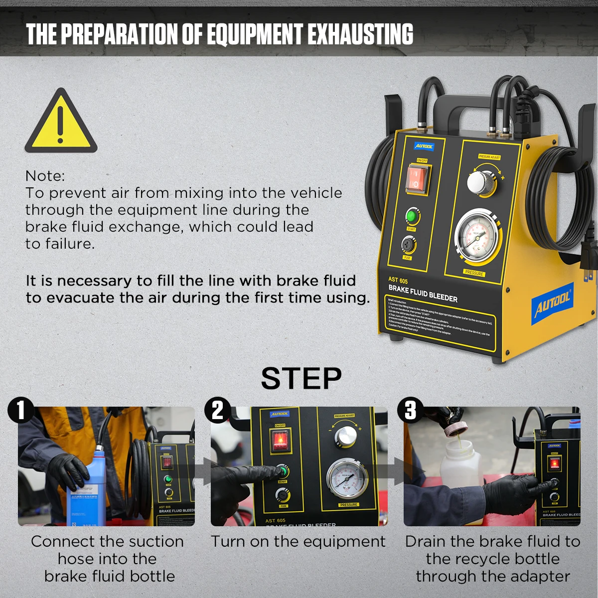 Universal Pulsating Brake Fluid Filling Machine - AST-609