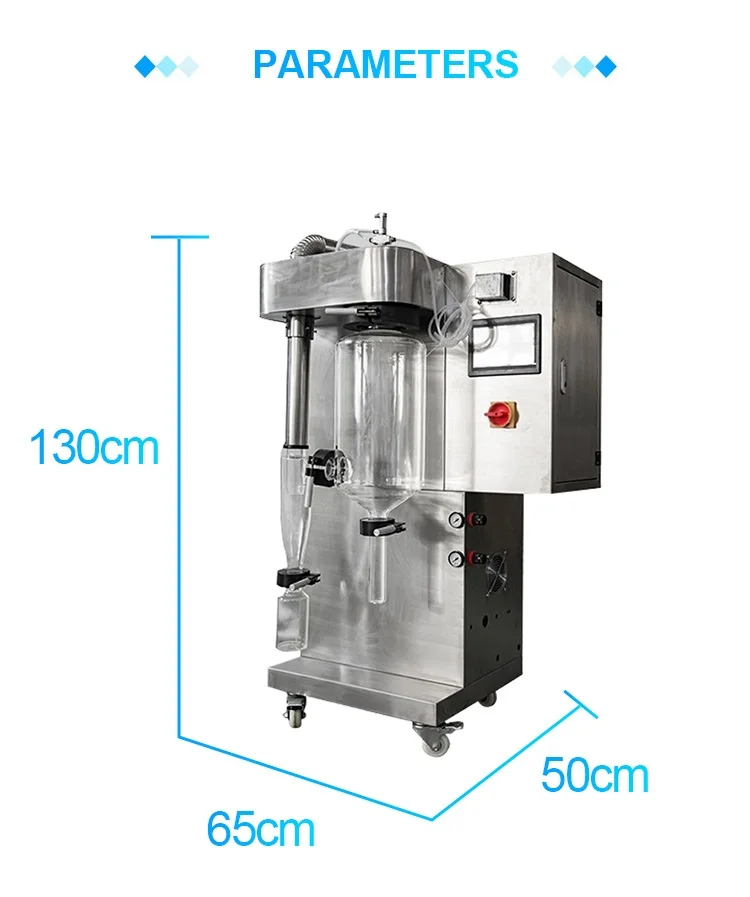 Xianglu Lab Small Pid Controller Vacuum Spray Dryer Small Scale Instant ...