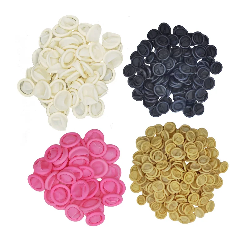 Xl Rubber Finger Cots Disposable Fingertips Protective Finger Covers ...