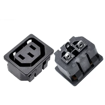 Iec 320 C13 Panel Mount Connector Socket - Buy Floor Mounted Sockets ...