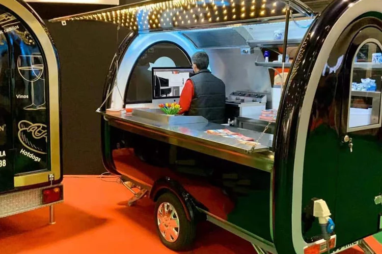 Mobile Food Truck With Full Kitchen Concession Mini Portable Food ...