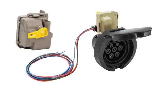 IEC 62196 Type 2 Female Socket 1/3Phase 16A/32A EV Station Side Type 2 ...