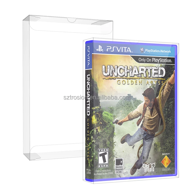 Transparent Pet Case For Sony Psv Game Card Protection & Display Oem