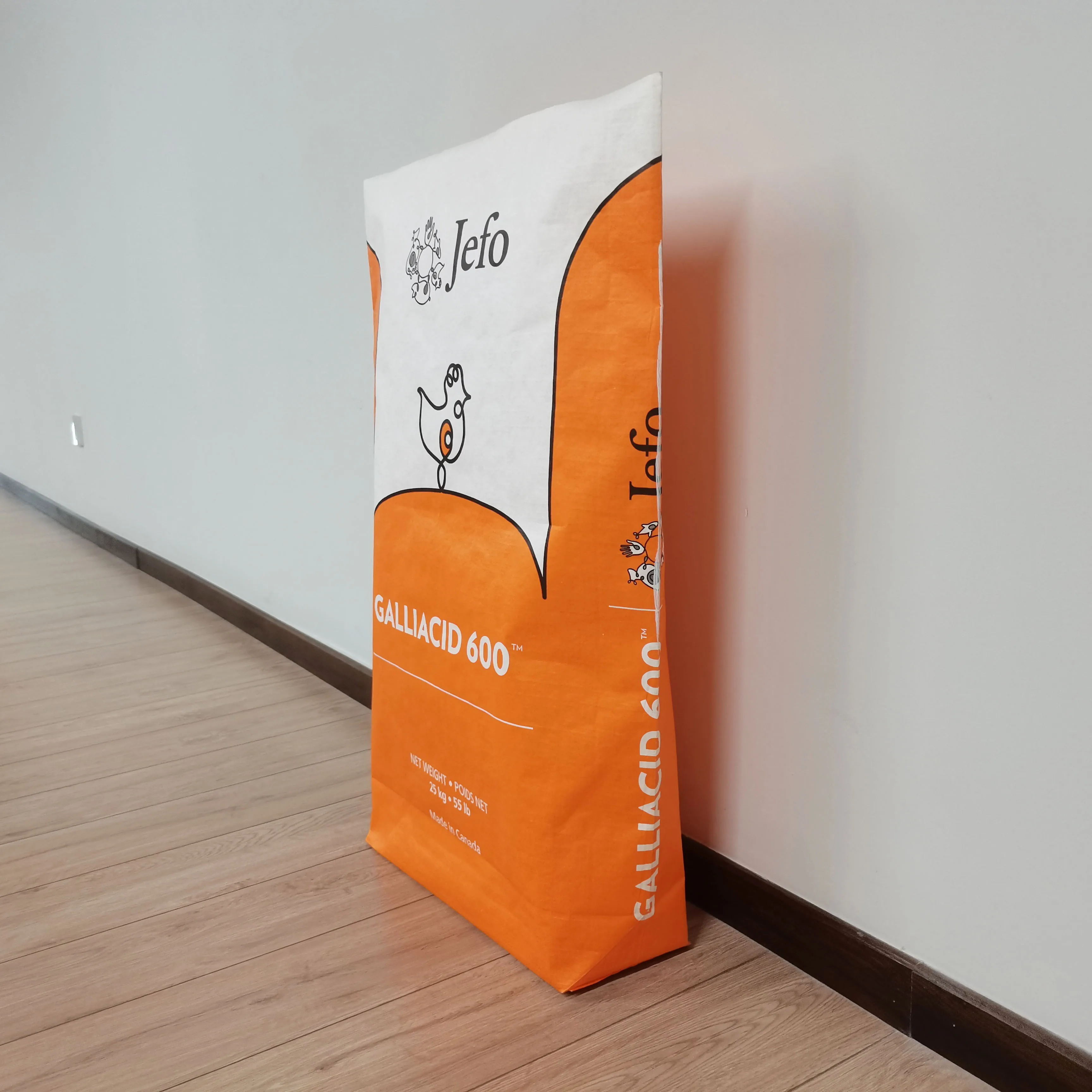 Custom 25kg Chicken Feed Bag With Pp Woven Laminated Kraft Paper For ...