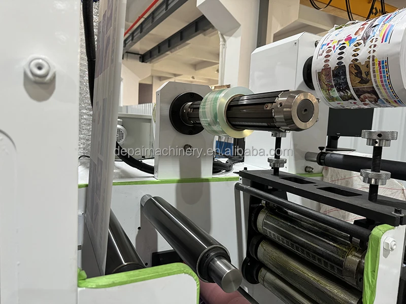 High Speed Roll 4 Color Label Flexo Printing Machine