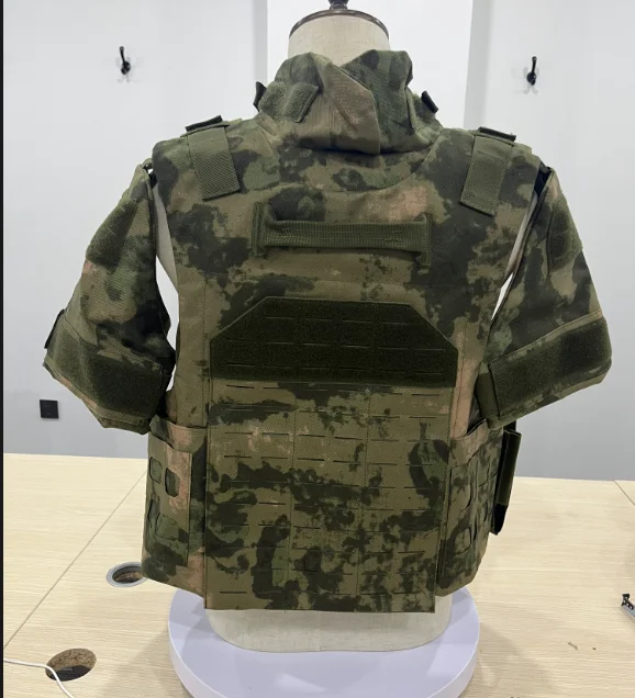 Tactical Hard Plate Carrier Vest Full Coverage Molle Camo Plate Carrier ...