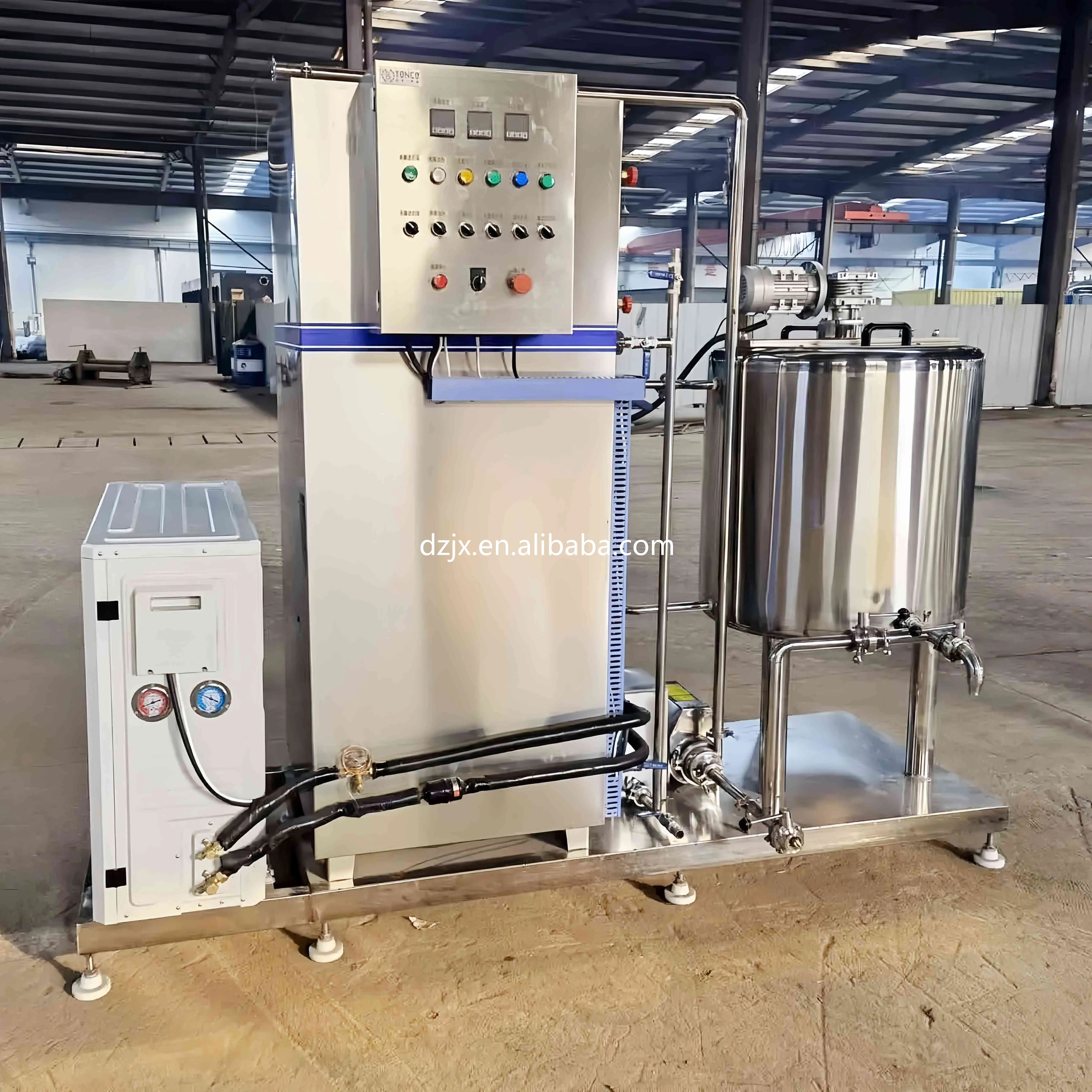 DZJX Milk Honey Pasteurizer Equipment Small 50 l 100l 200 Liter Juice ...