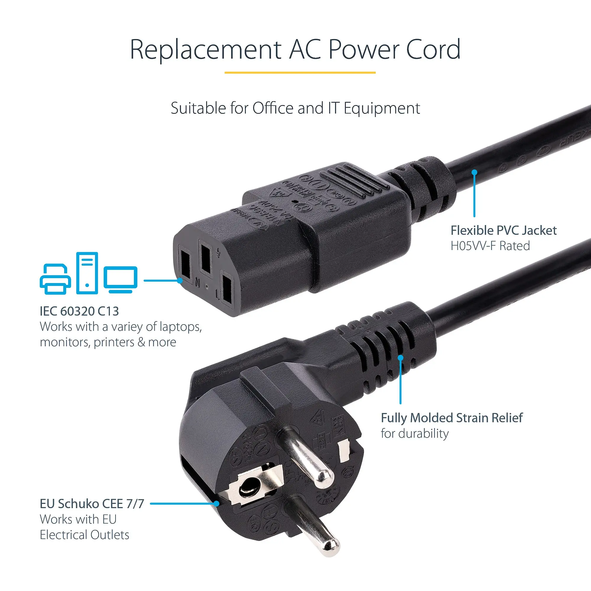 Korea KC Standard C19 Connector H05vv - f 3g1 0mm2 Copper Cable Power ...