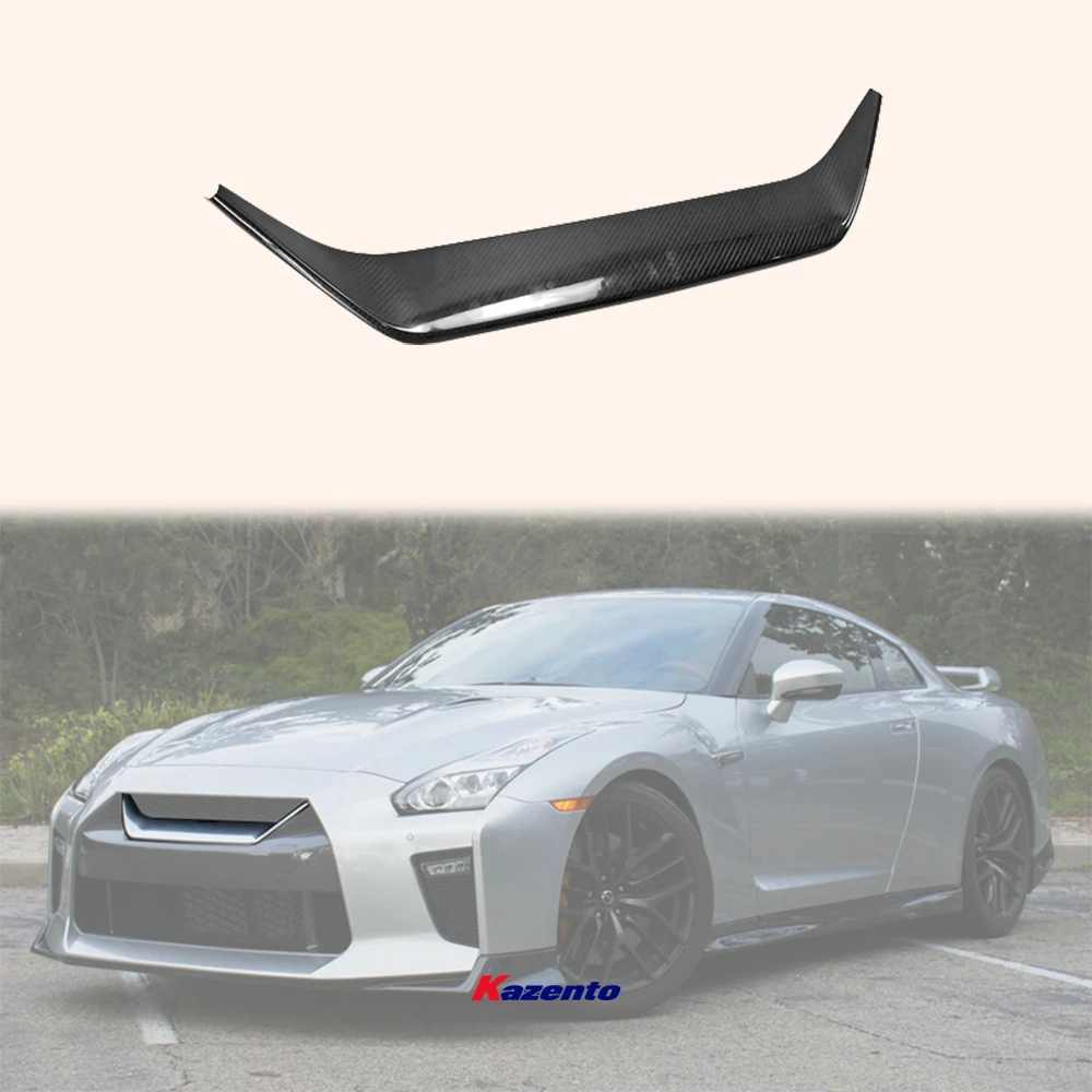 For 2017+ Nissan Gtr R35 Carbon Front Bumper Grille Cover - Buy For ...