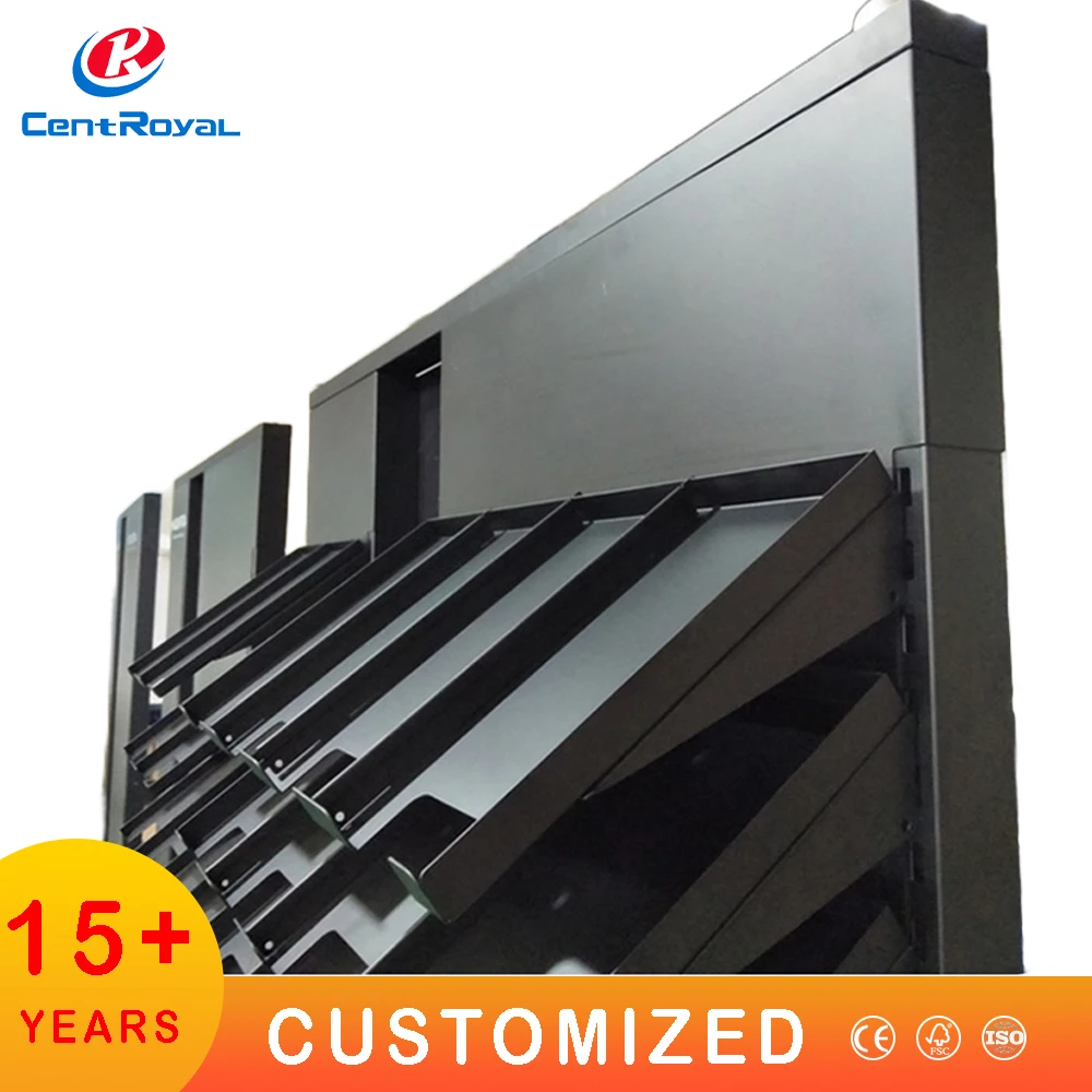 Modern Custom Metal Sample Shelf Tower Quartz Display Rack Quartz ...