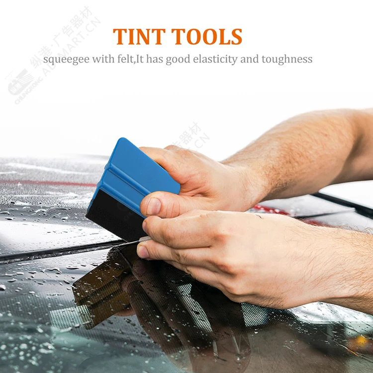 Window Tint Tools Blue Vinyl Squeegee In Transfer Film Window Film ...