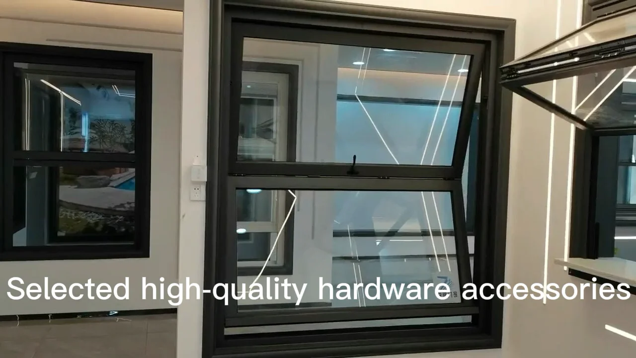 Vertical Glazed Aluminium Fold Up Vertical Bifold Window High ...