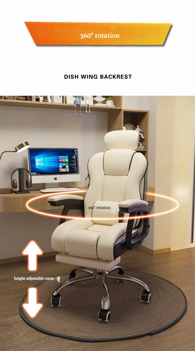 Custom Logo Heavy Duty Metal Base Boss Chair - Ergonomic