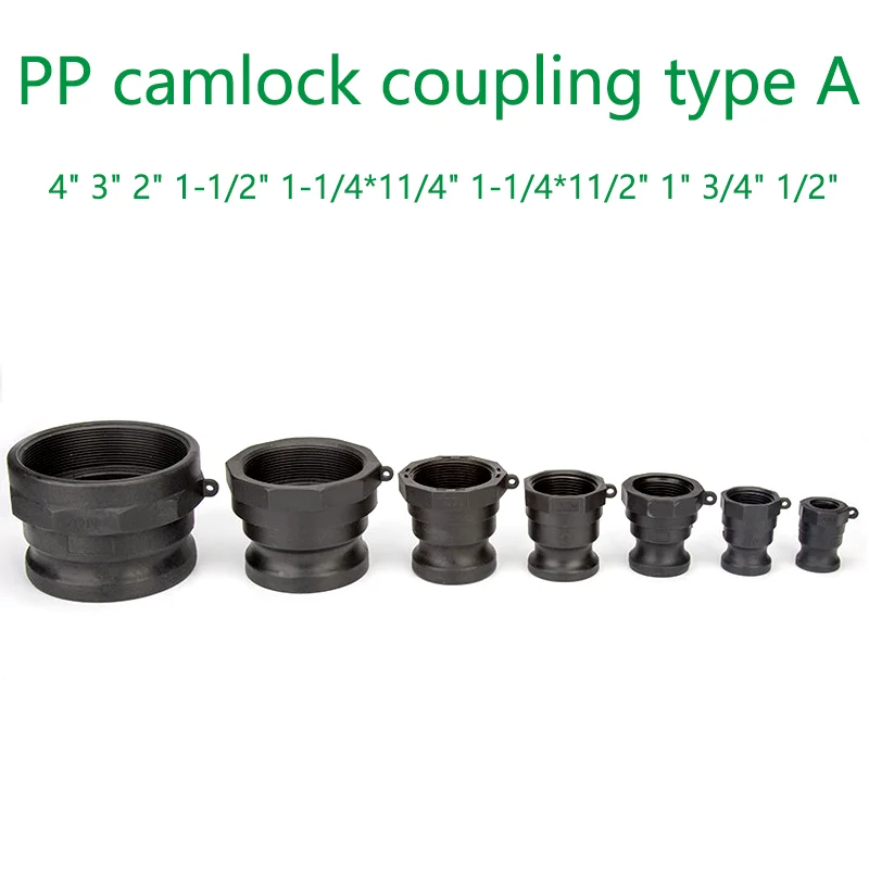 Ht Coupling Ibc Tote Valve Adapters Npt 2 Female Npt To Male Camlock Polypropylene