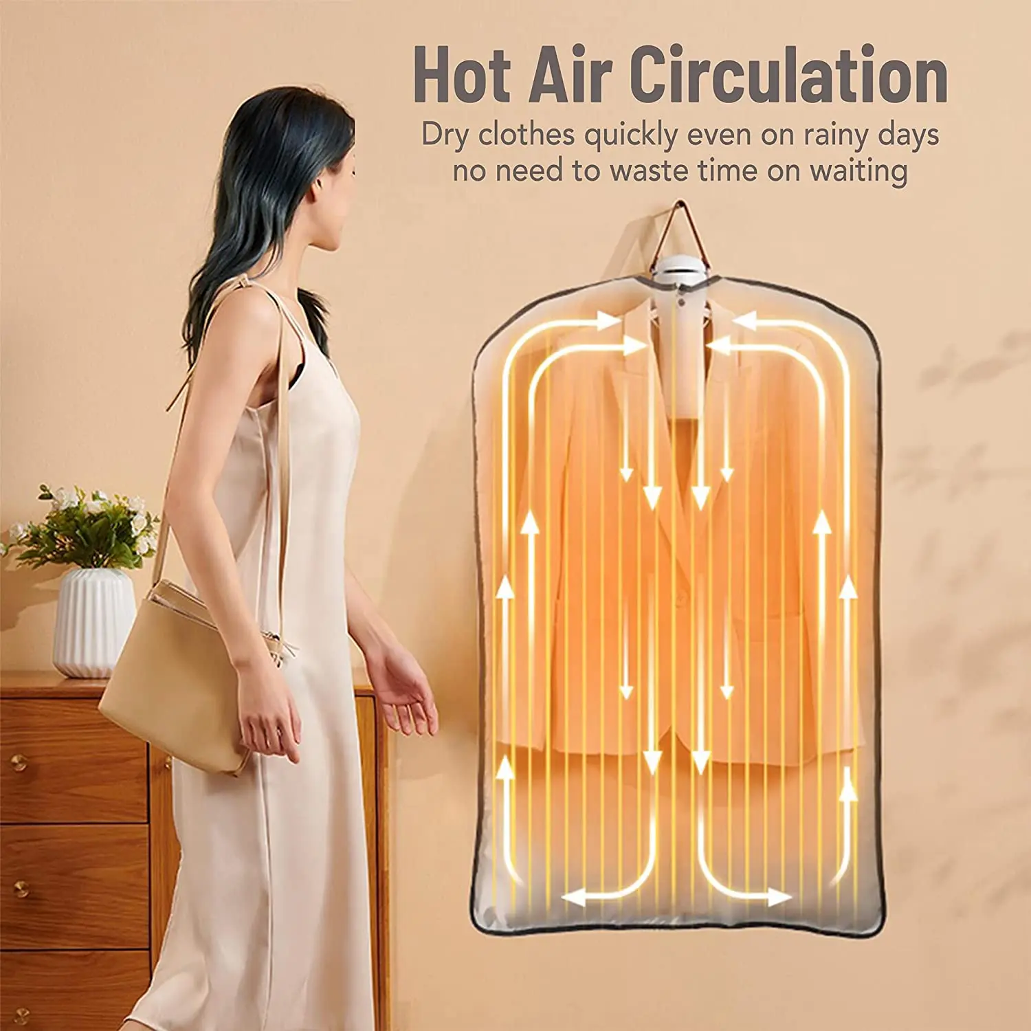 Multifunctional Mini Portable Drying Rack - Fast & Quiet