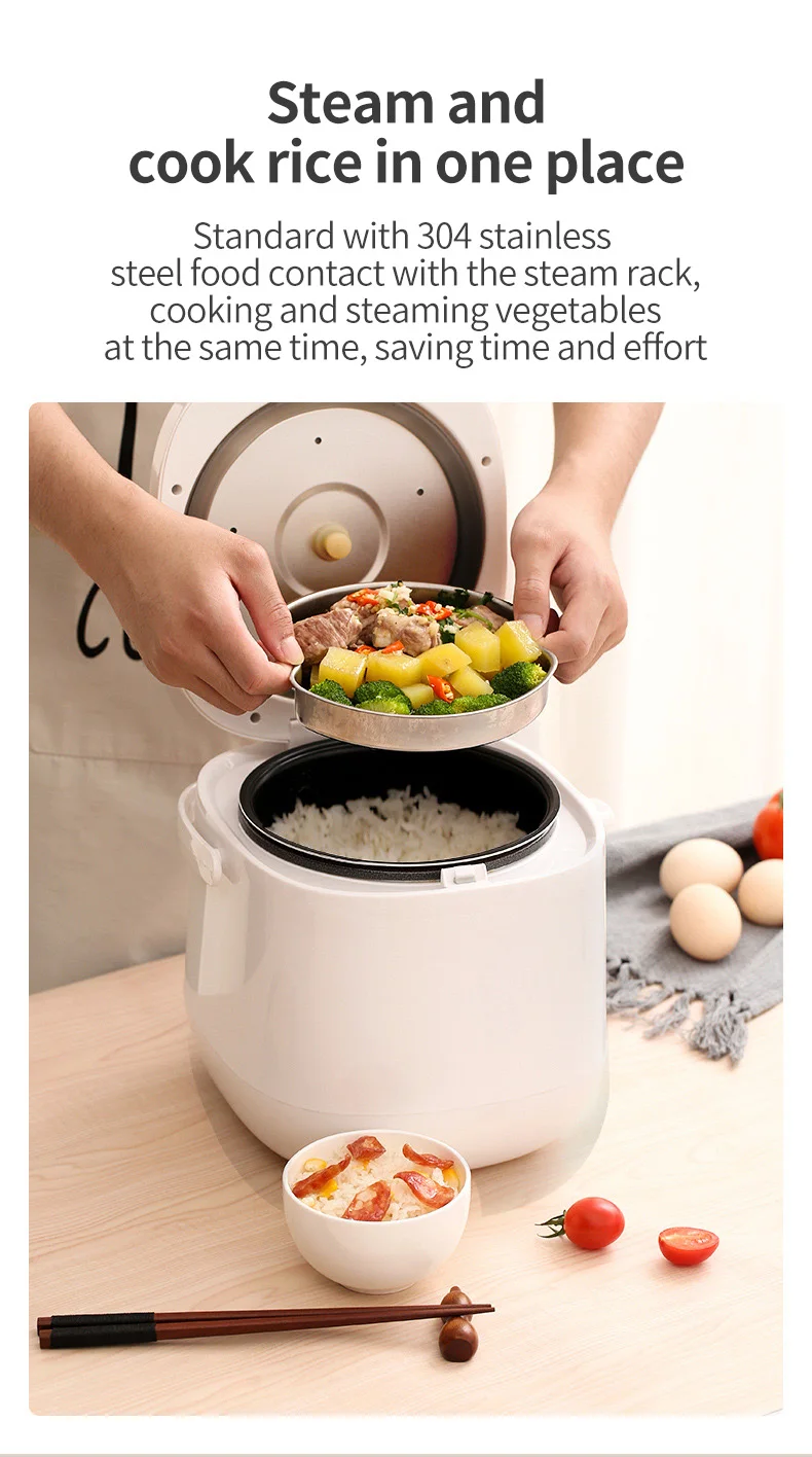 800W Electric Cooking Pot - Versatile and Portable Multicooker